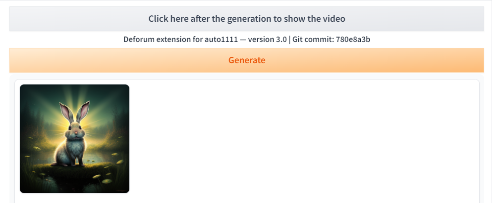 Create cool trippy animations (using Deforum)