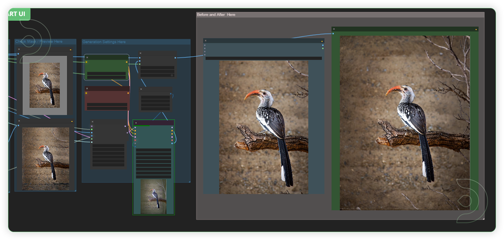 Outpainting with ComfyUI