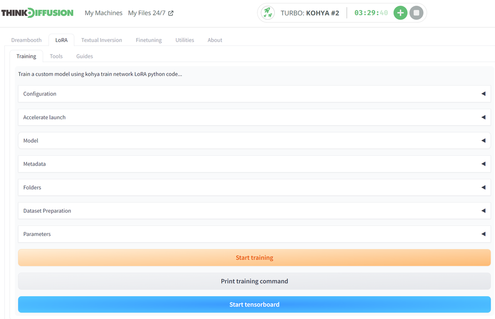 SDXL LoRA Training with Kohya