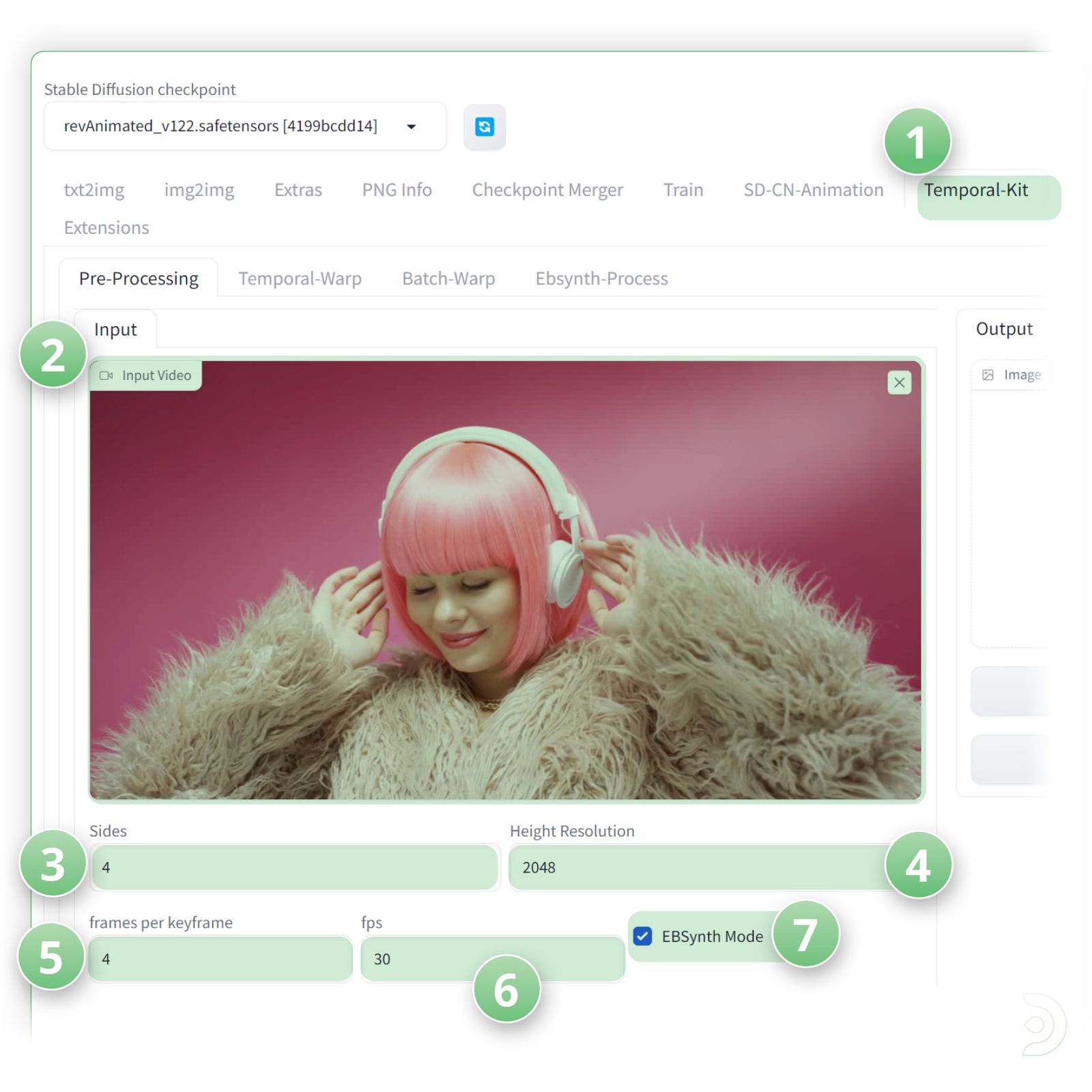 Video 2 video using Stable Diffusion