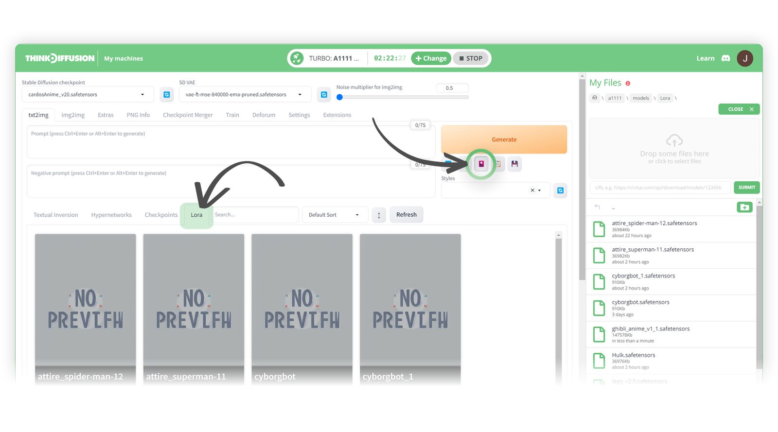 Lora models and how to use them with Stable Diffusion