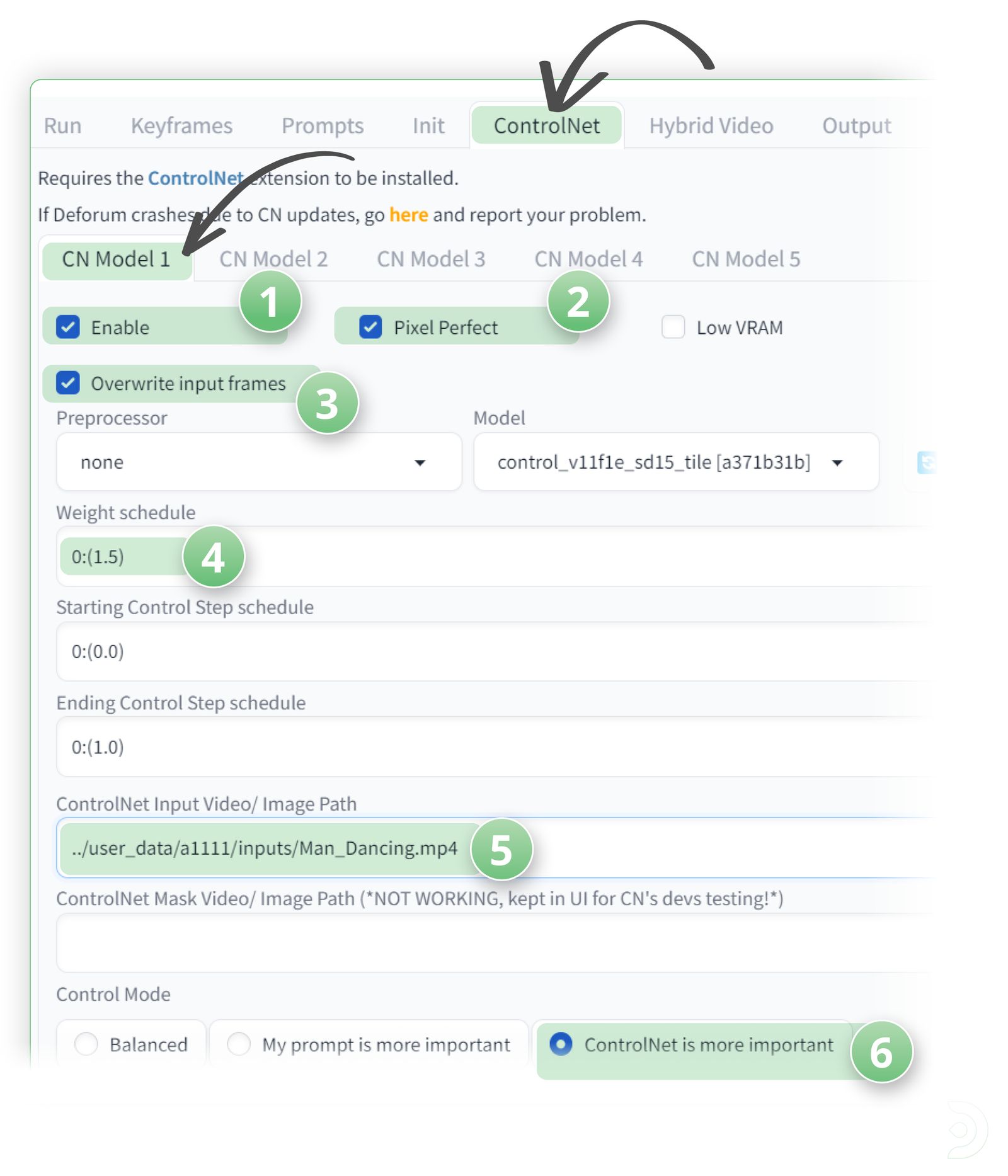 Mastering Flicker-Free Animations with Deforum and ControlNet