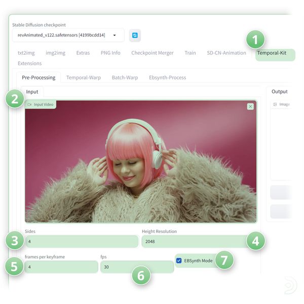 Video 2 Video Using Stable Diffusion