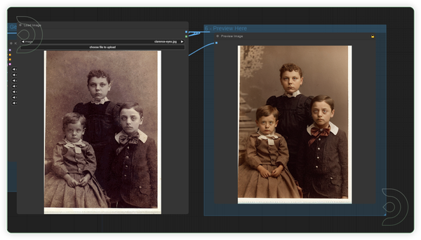 Old Photo Restoration with ComfyUI